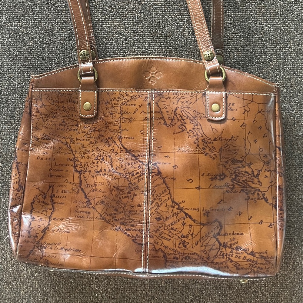 Patricia Nash Signature Map Tote Handbag - Gem